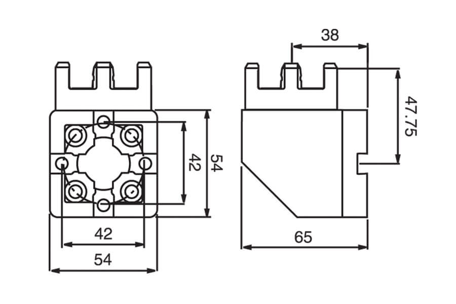 HPEDM® System 3R Manual chuck adapter 90° 3R-652.9 | High Precision CNC ...
