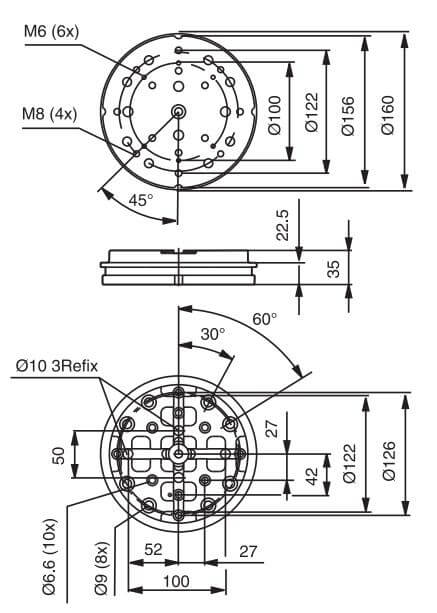 HPEDM® system 3R Pallet Ø156 mm 3R-681.51 | High Precision CNC EDM Tool ...