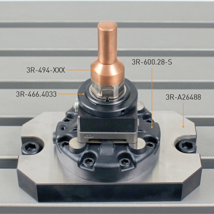 HPEDM® system 3R Adapter plate, Macro 3R-A26488 | High Precision CNC ...