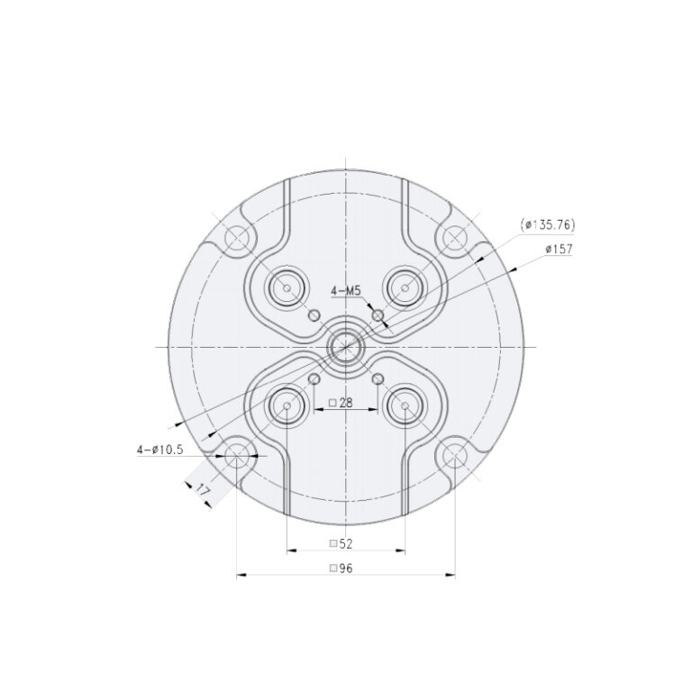 HPEDM® 5 axis Lang HWR Quick•Point® 52, Round Plate 45900 for Self ...